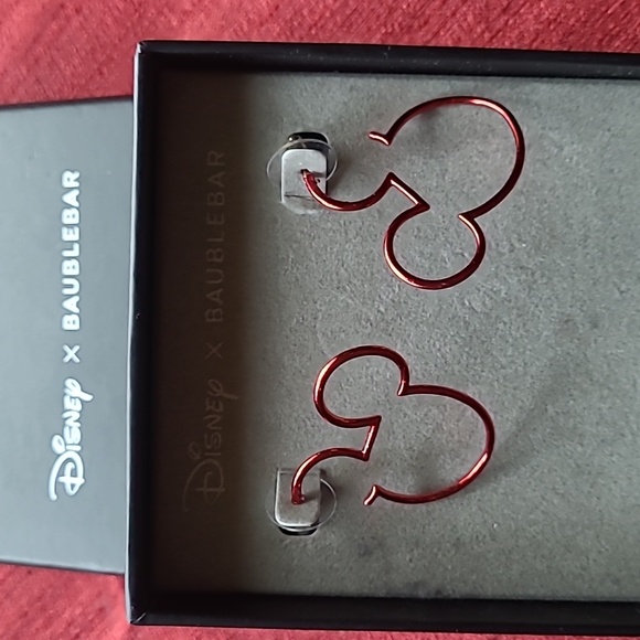 BaubleBar | Jewelry | Mickey Mouse Wire Earrings | Poshmark